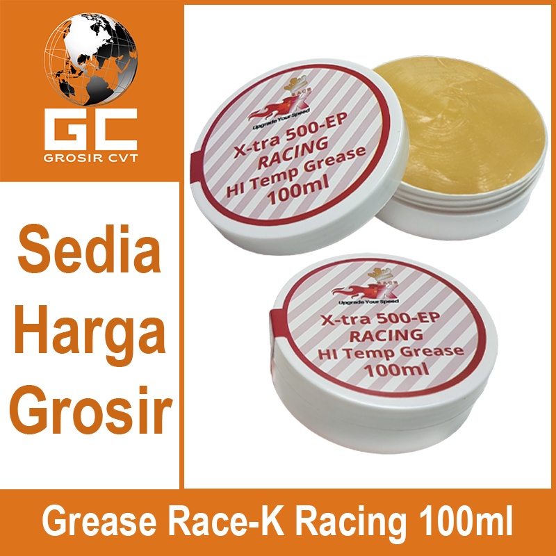 Jual Grease minyak gemuk pelumas bearing cvt hi temp lithium Race-K X ...