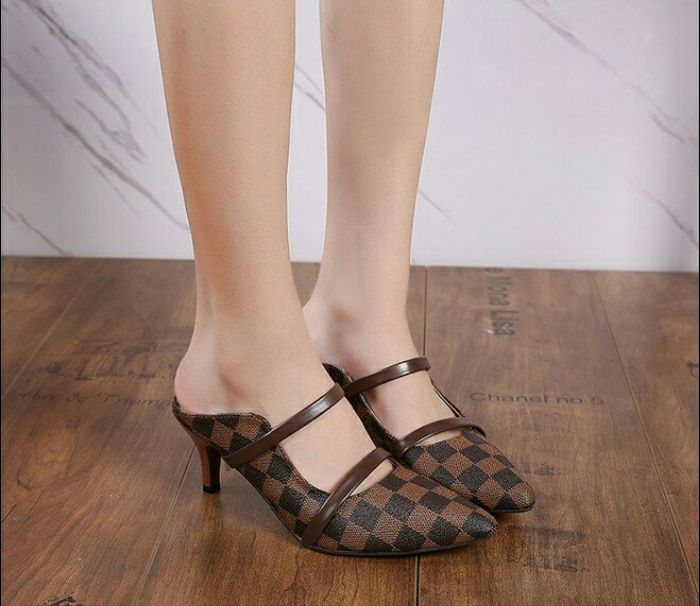 Jual LS SEPATU HIGH HEELS AB11 COKLAT MURAH | Shopee Indonesia
