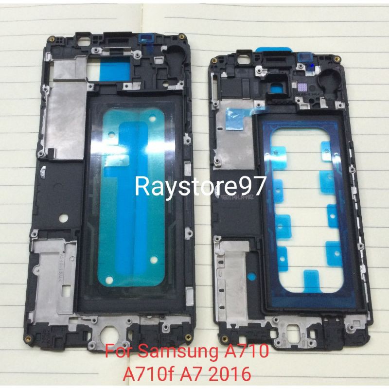 Jual Frame Bazel Tulang Tengah Samsung A7 2016 A710 Tatakan LCD Midle ...