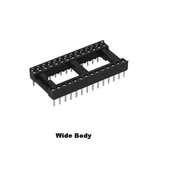 Jual Soket IC 28p socket IC 28 pin 28pin DIP wide body bodi lebar invepow21 Ayo Order | Shopee ...