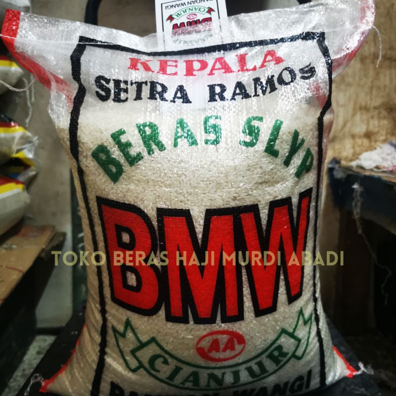Jual Beras Setra Ramos Cap BMW 10kg | Shopee Indonesia