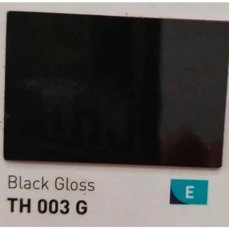 Jual Lapisan meja lemari warna hitam HPL TACO 0.8mm TH003G black gloss ...