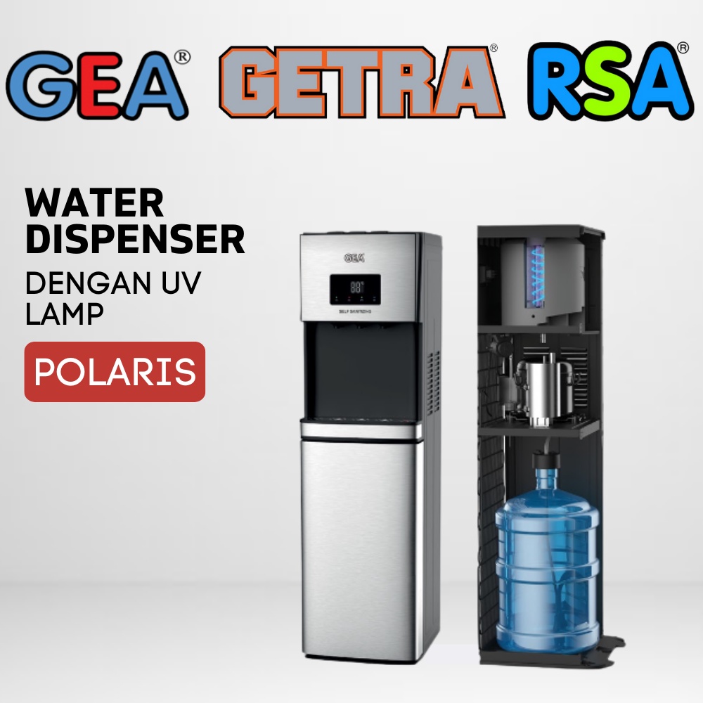 Jual DISPENSER GALON BAWAH GEA POLARIS WATER DISPENSER WITH UV LAMP ...