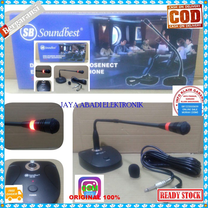 Jual G52 ORIGINAL Mic condenser podium microphone pro audio condesor ...