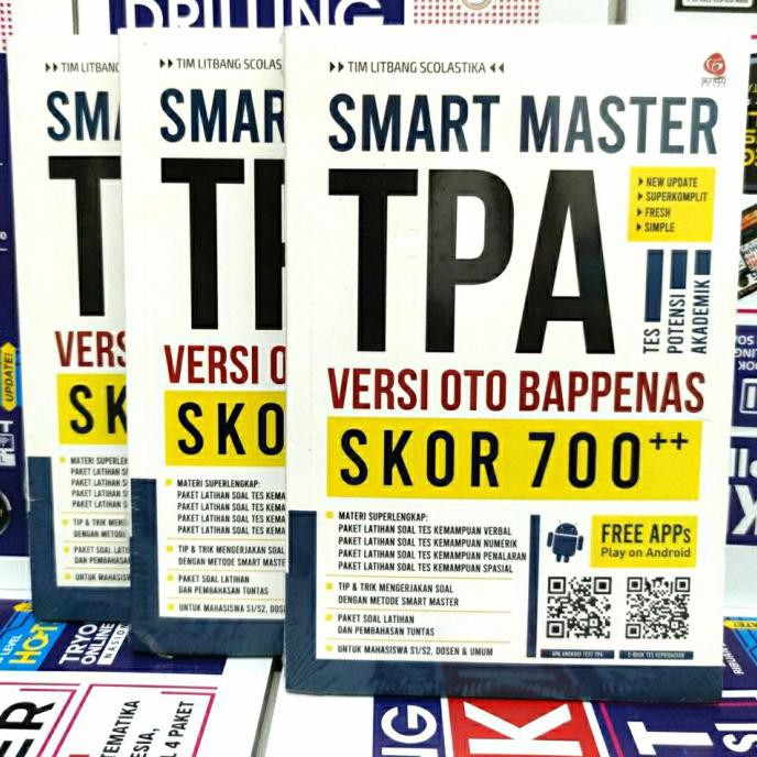 Jual Buku Smart Master Tpa Versi Oto Bapernas Skor 700++ | Shopee Indonesia