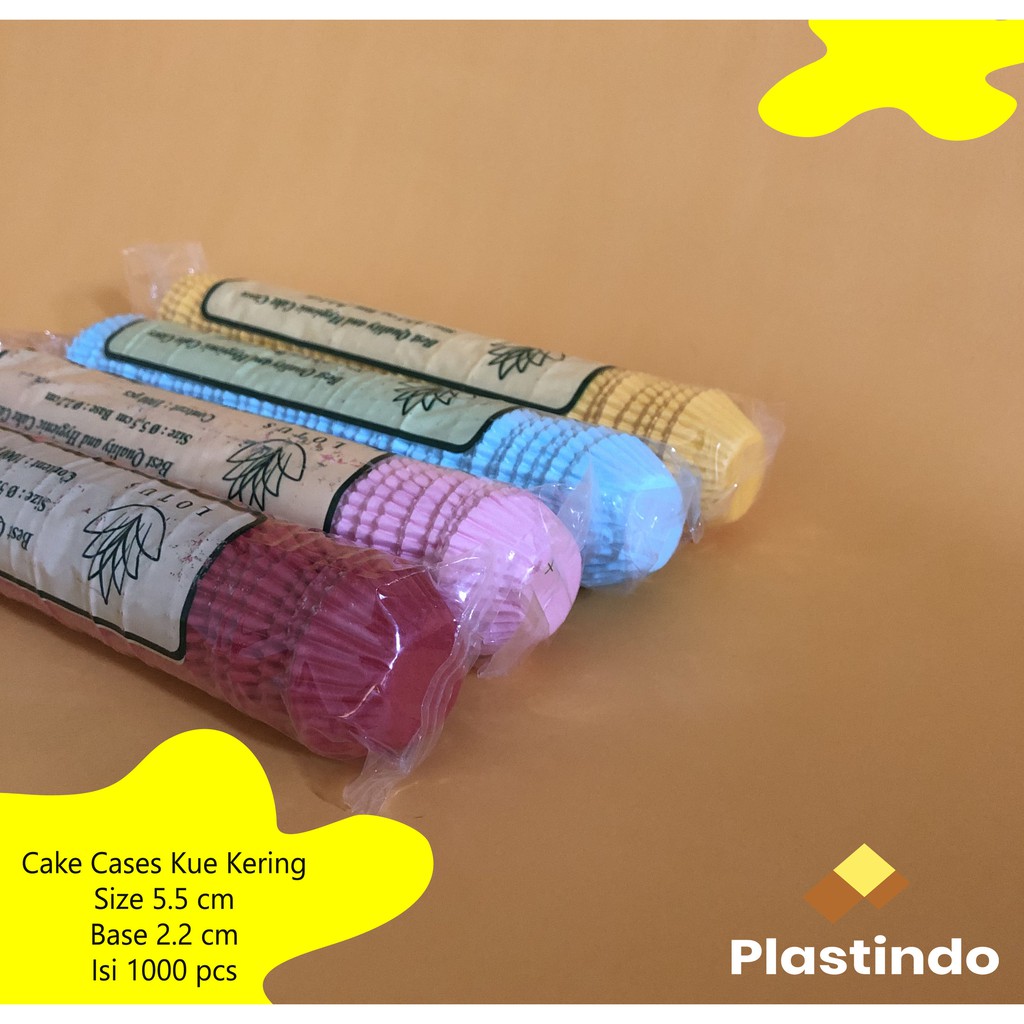 Jual Cake Case 5,5 cm Glassine Color | CUP BAKING WARNA | Cup Nastar ...