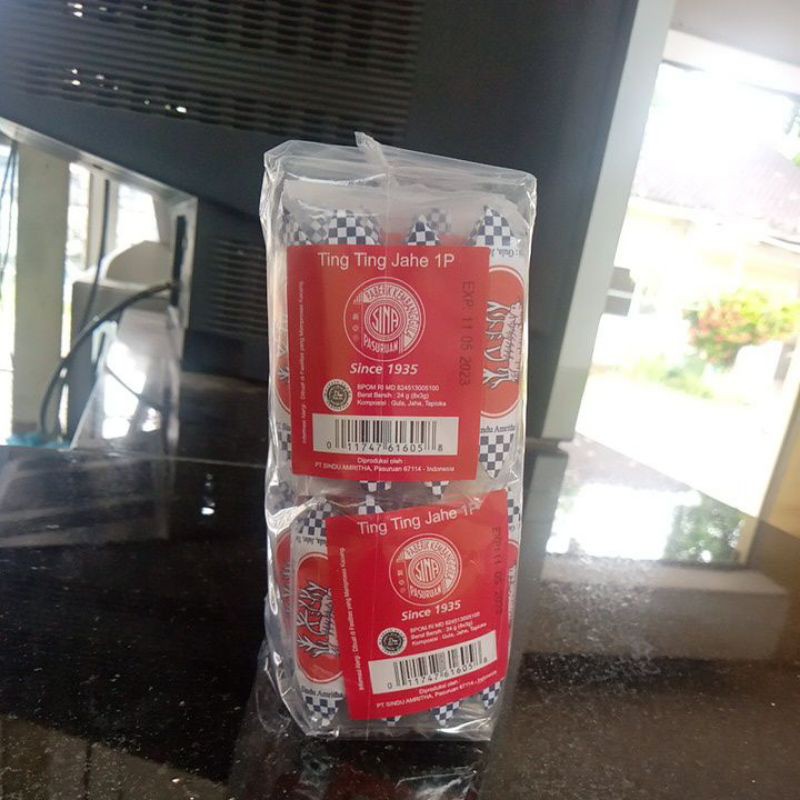Jual Ting Ting Jahe SIN A Kemasan Pack isi 8 Bungkus (80pcs) | Shopee ...