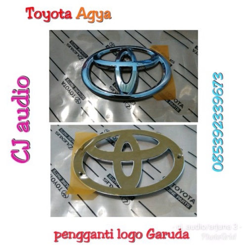 Jual emblem agya-emblem logo Toyota Agya depan-original | Shopee Indonesia