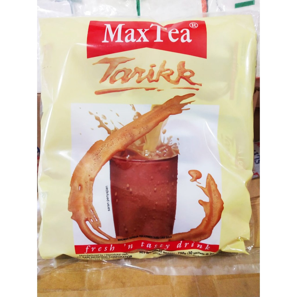 Jual MaxTea Teh Tarik Isi 30 Sachet | Shopee Indonesia