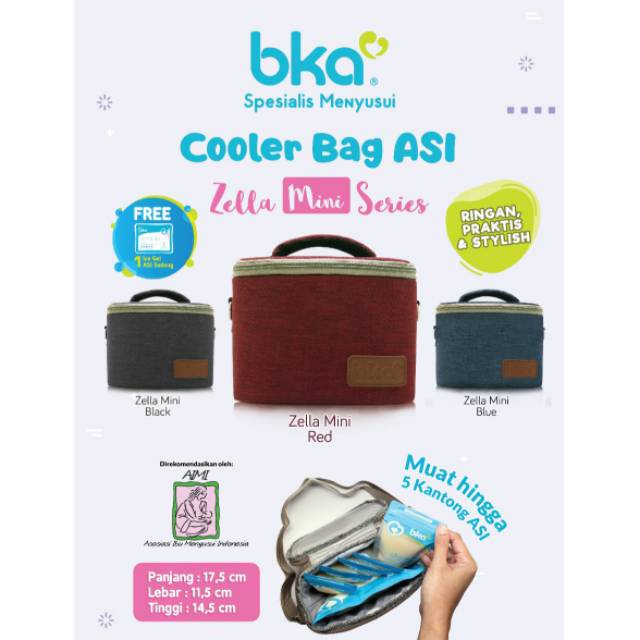 Jual BKA Cooler Bag ASI Zella Mini Series | Tas Kantong Asi | Shopee Indonesia