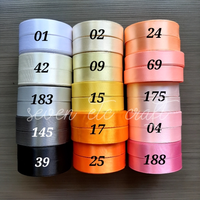 Jual Pita Satin 1 inch ( 2,5 cm ) | Shopee Indonesia