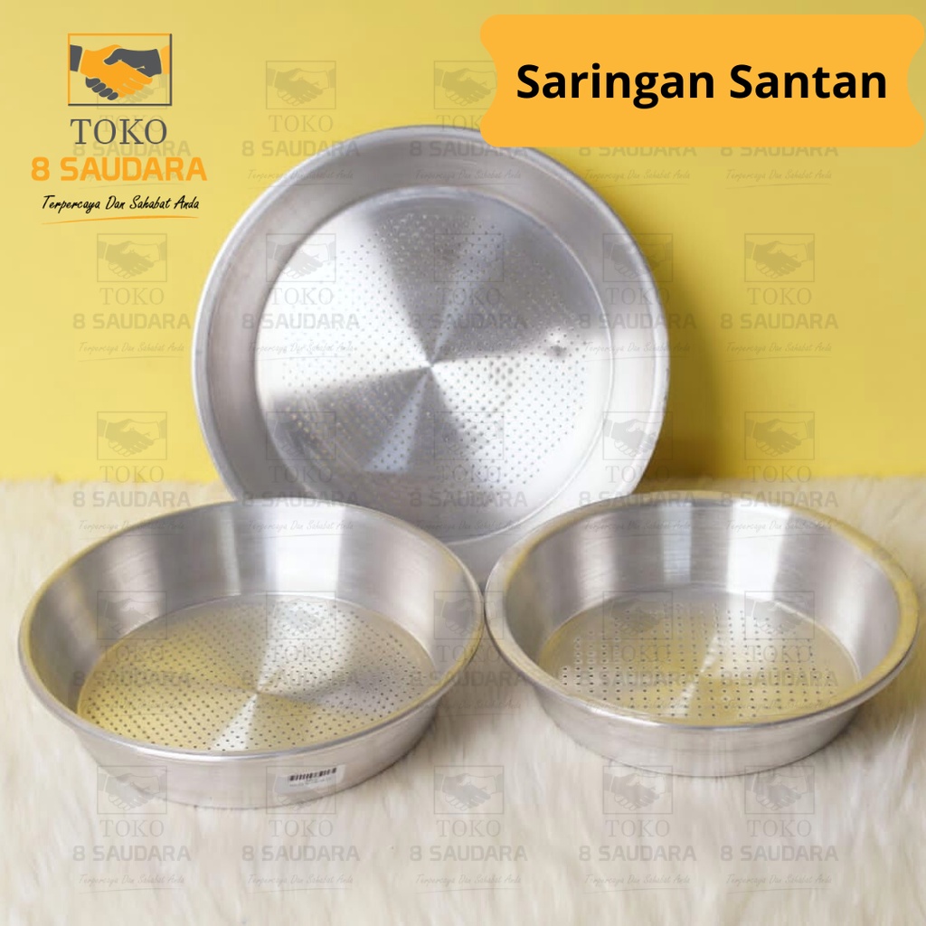 Jual Saringan Santan Stainless Diameter 20 CM, 22 CM, 24 CM / Saringan ...