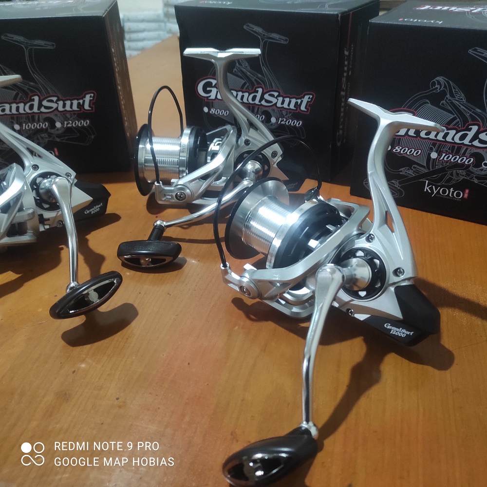 Jual Reel Pancing Laut Long Spool Kyoto Grand Surf UK 8000. UK 10000 ...