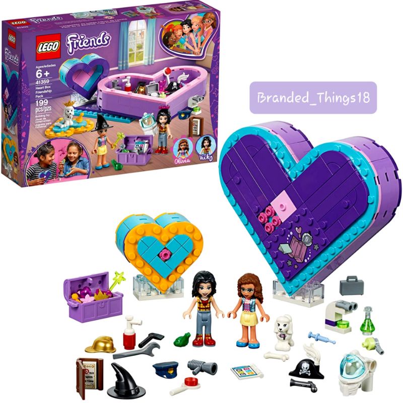Jual Lego Friends Heart Box Friendship Pack Building Toy Olivia Vicky ...