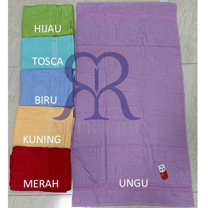 Jual Ru8> MitraRR Handuk Merah Putih Jumbo 140x70 Terry Palmer Handuk Mandi 100% Cotton(siap ...