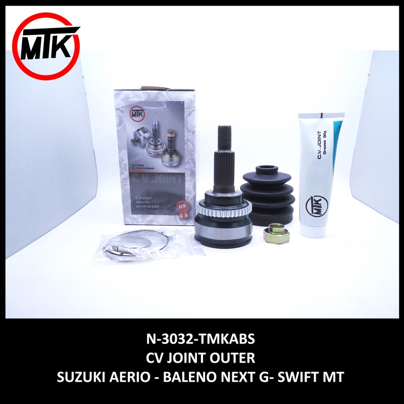 Jual CV JOINT LUAR SUZUKI AERIO BALENO NEXT G SWIFT MT TMK AS RODA | Shopee Indonesia