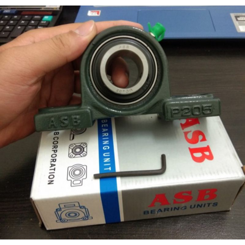 Jual pilwo block Bearing ASB UCP205 AS 25mm | Shopee Indonesia