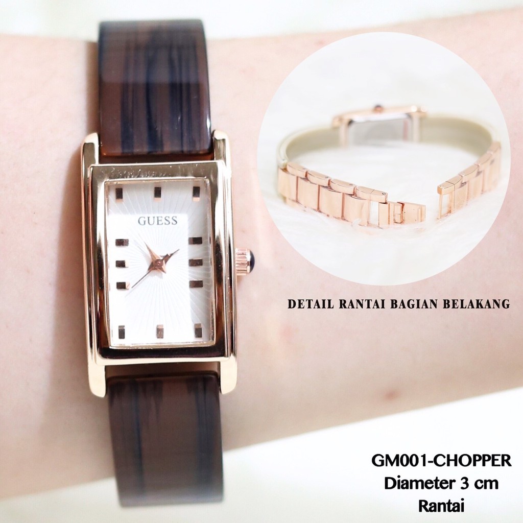 Jual Jam tangan wanita guess rantai kotak grosir jakarta termurah ...