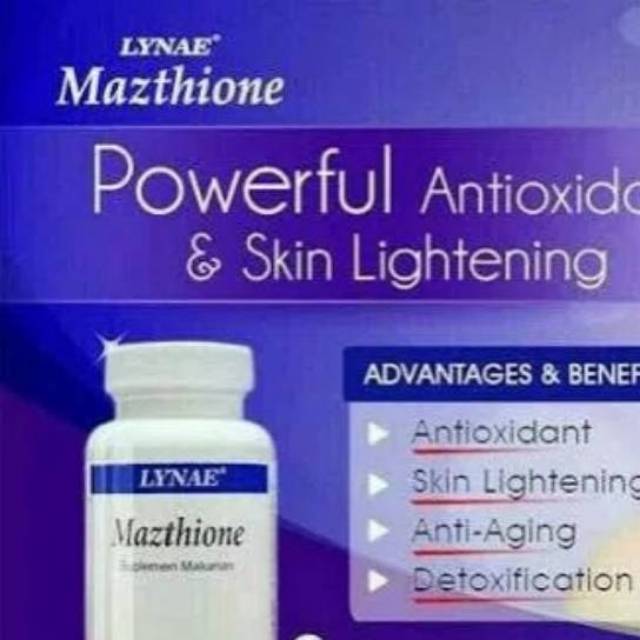 Jual Lynae L- glutathione 500mg ( obat pencerah/pemutih dengan antioksidan) | Shopee Indonesia