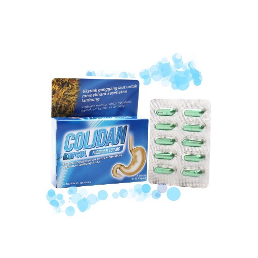 Jual Colidan Fucoidan 100 mg - 1 Blister @ 10 Kapsul Bantu Kesehatan ...