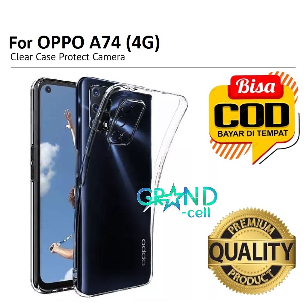 Jual PREMIUM CLEAR CASING OPPO A74 (4G) SOFTCASE TPU HIGH QUALITY ...