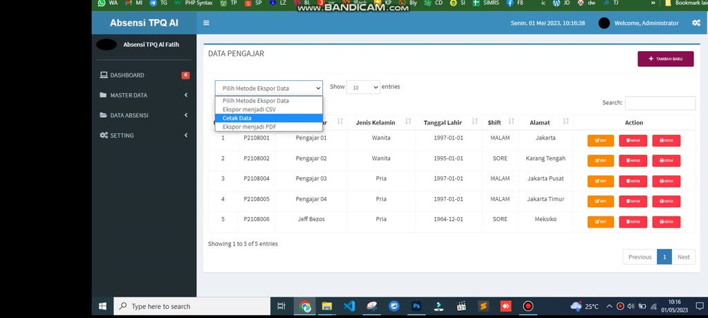 Jual Aplikasi Absensi Pegawai atau siswa guru berbasis scan qrcode ...