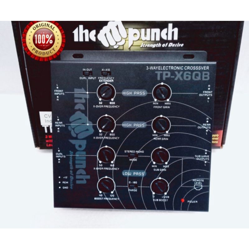 Jual crossover aktif the Punch TP-X6 3 way | Shopee Indonesia