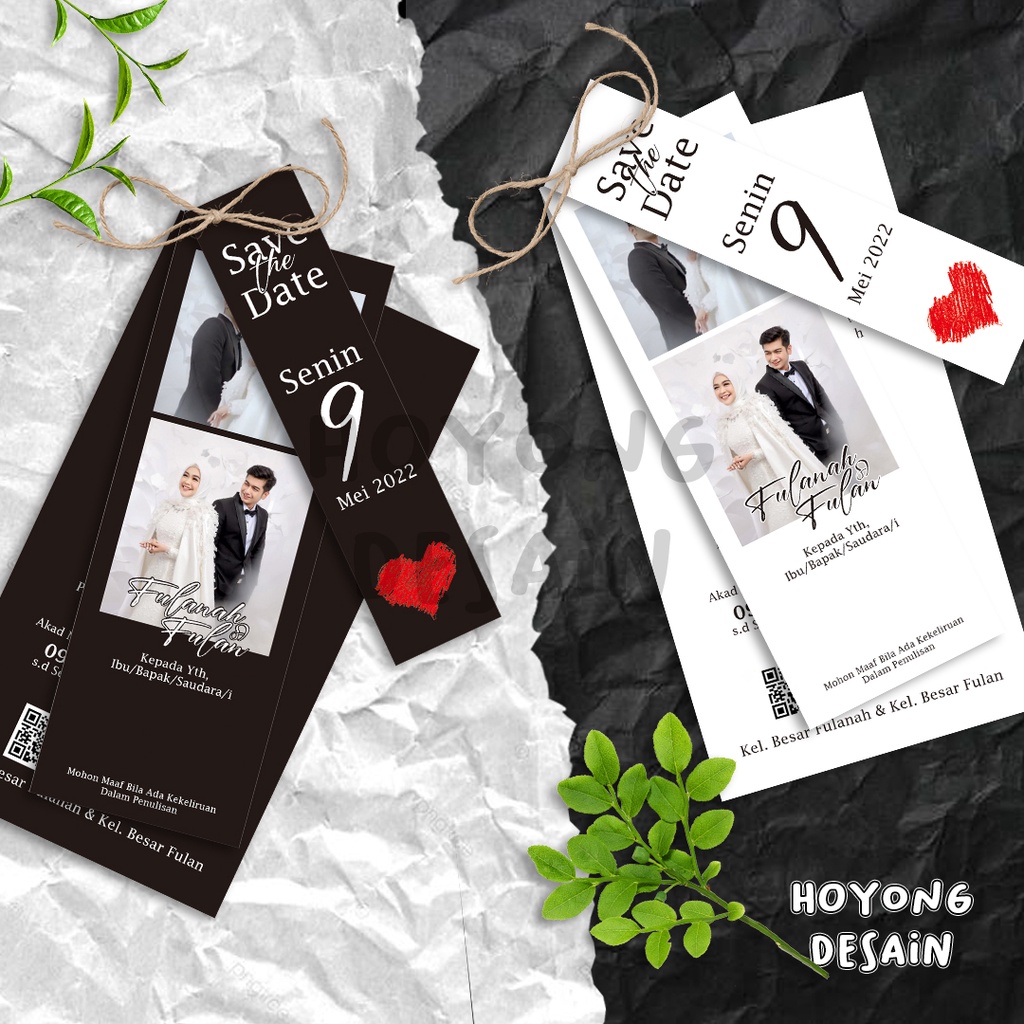 Jual Undangan Pernikahan Rustic Tali Rami Simple Termurah - Rustic ...