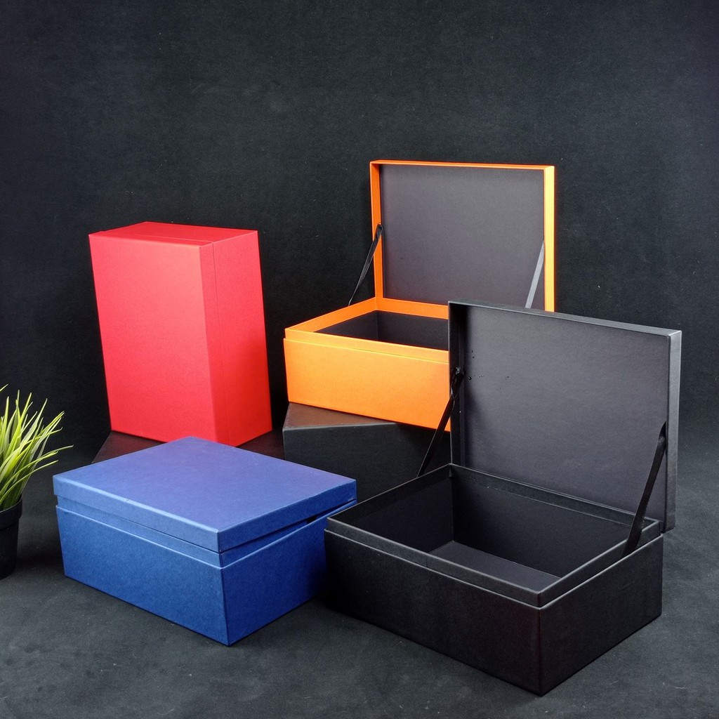 Jual BOX HAMPERS - HARD BOX - KOTAK KADO - ukuran 25 cm x 18 cm x 9 cm ...