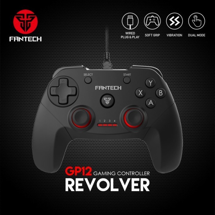 Jual Fantech GP12 / GP-12 REVOLVER Gaming Controller - Gamepad | Shopee ...