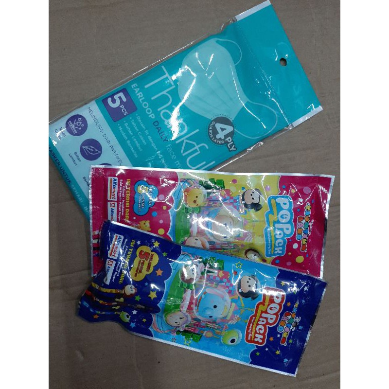 Jual TSUMTSUM POP PACK pensil+penghapus anak beli 2 gratis 1 masker ...