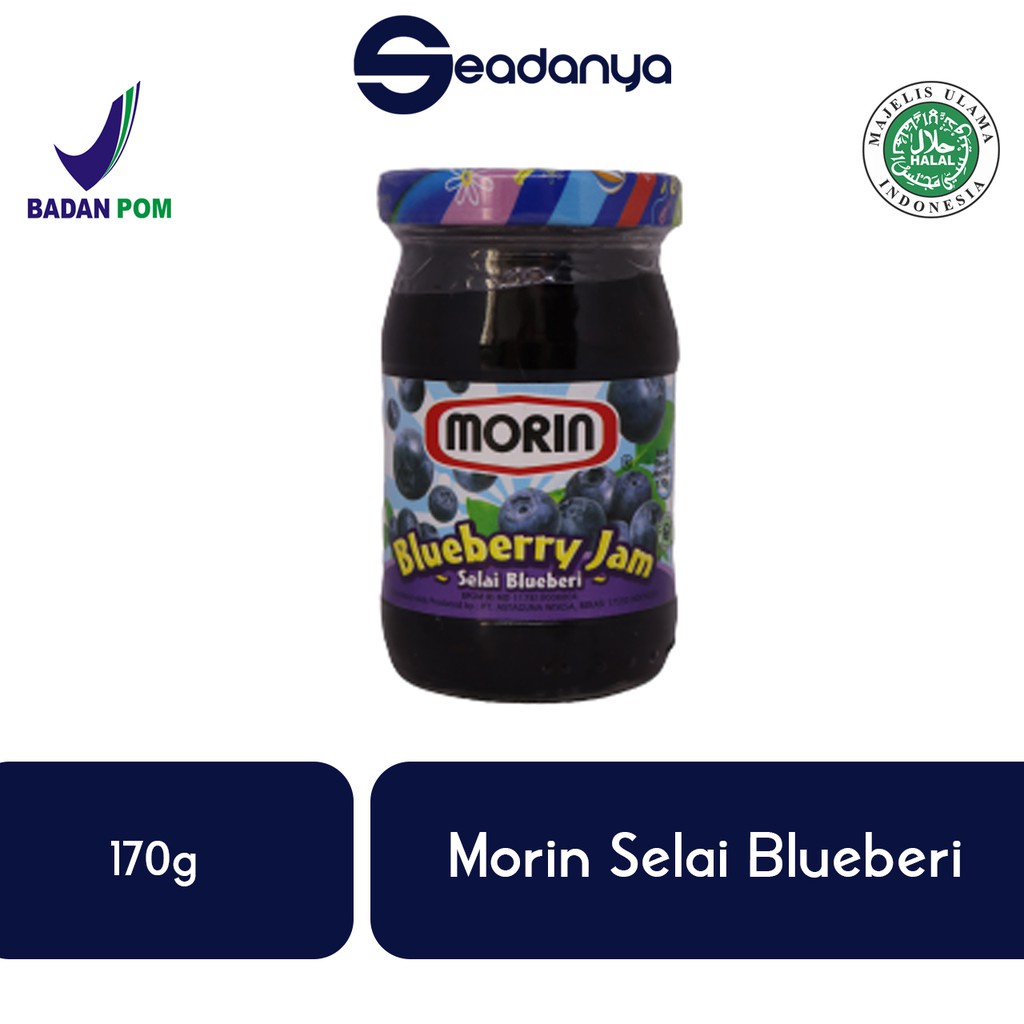 Jual Morin Selai Blueberry Fruit 170gram - Selai Blueberi - Isian Roti ...