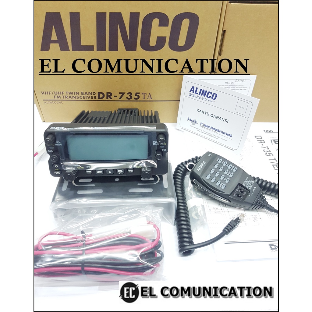 Jual RADIO RIG ALINCO DR735 DUALBAND - RIG DUALBAND ALINCO DR-735 ORI ...