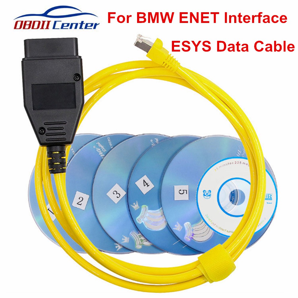 Jual Import 2019 ESYS Enet Coding Cable For BMW OBD2 Diagnostic Scanner ...