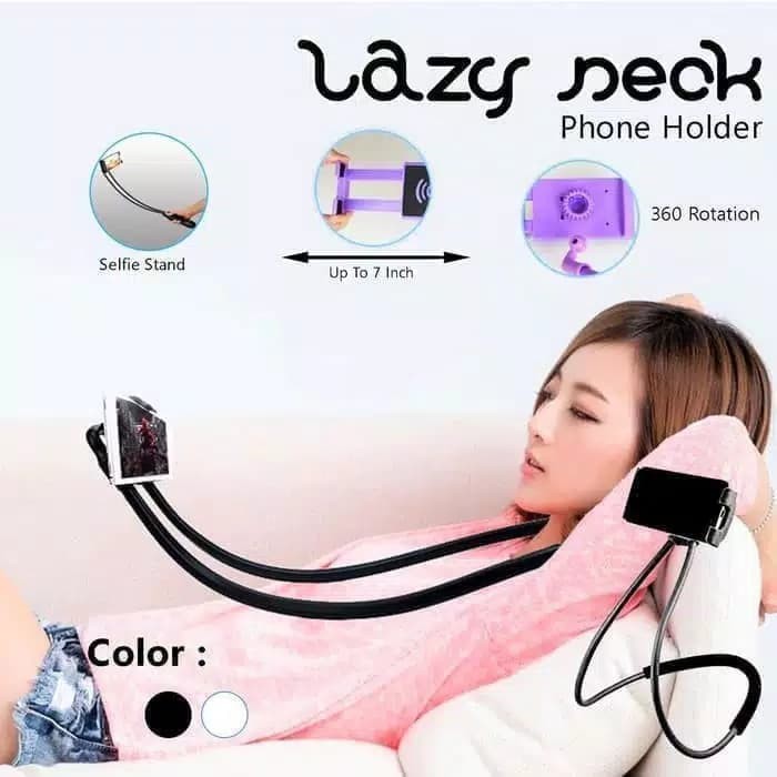 Jual Lazypod Leher dan Pinggang / Holder HP Lazy Hanging Neck Cell ...