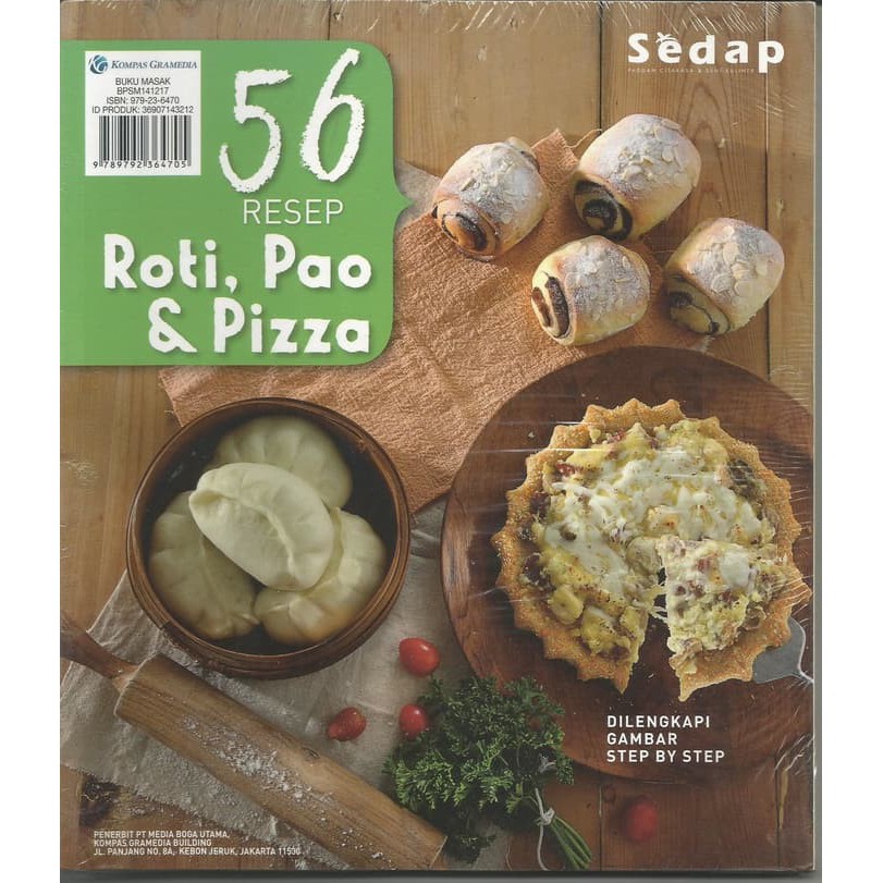 Jual Buku Resep Masak Seri Sedap : 56 Resep Roti, Pao & Pizza ...