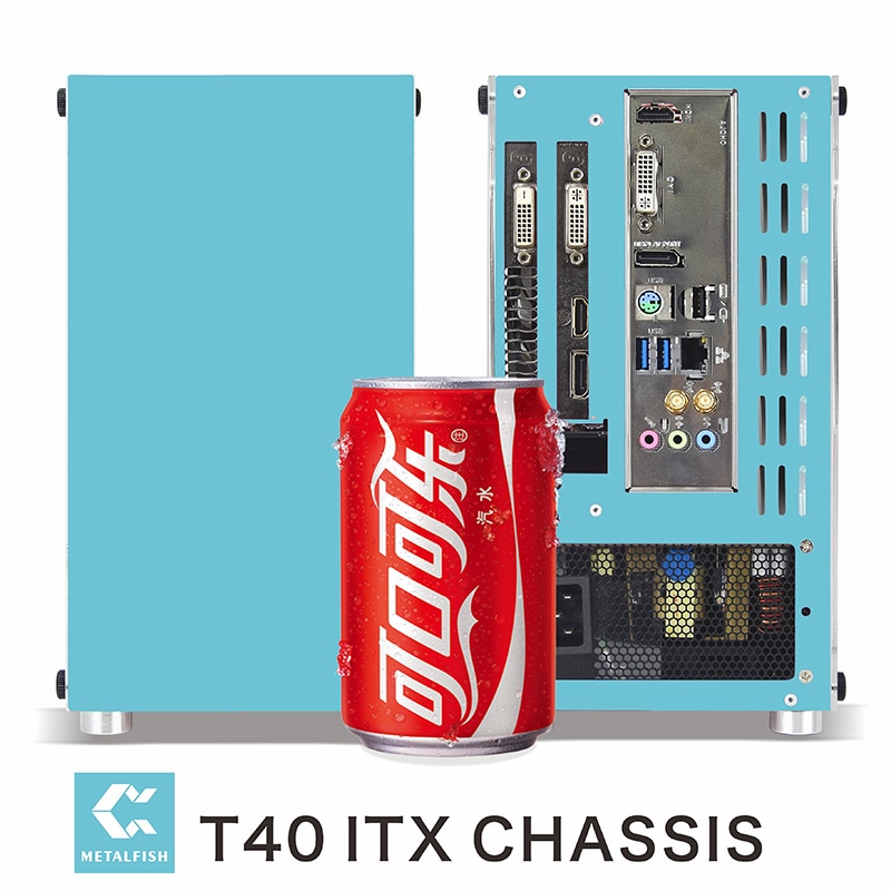 Jual PREORDER METALFISH T40 A4 Mini-ITX case gaming computer white ...