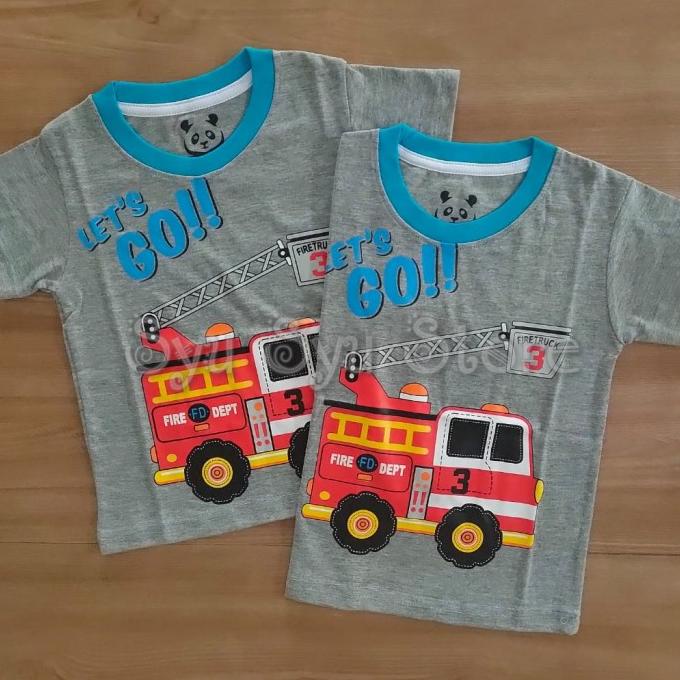 Jual Baju Kaos Atasan Anak Laki Laki Fire Truck Mobil Pemadam Damkar ... Jual Baju Kaos Atasan Anak Laki Laki Fire Truck Mobil Pemadam Damkar ...
