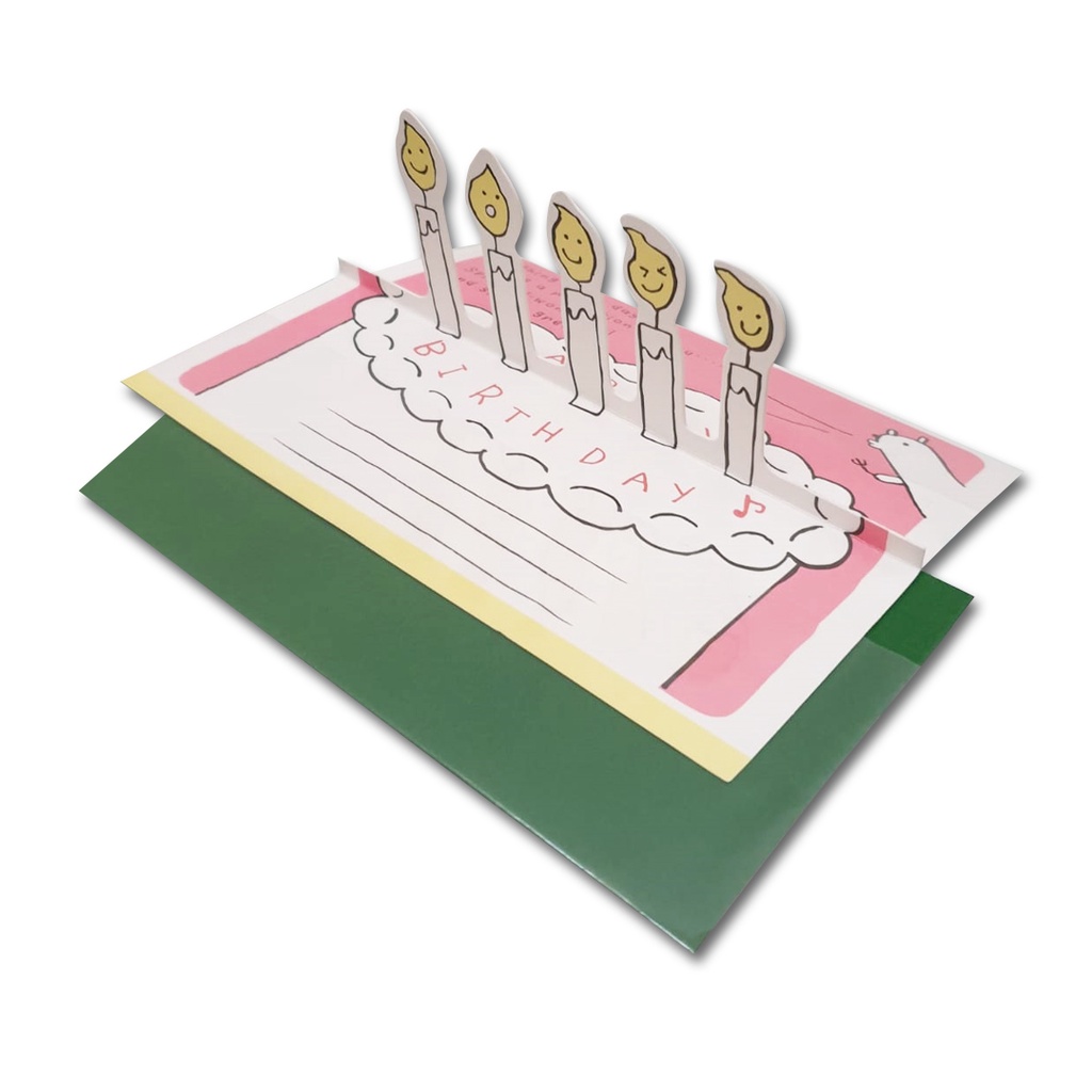 Jual Kartu ucapan Pop Up Unik / Pop Up Greeting card / HBD card ...