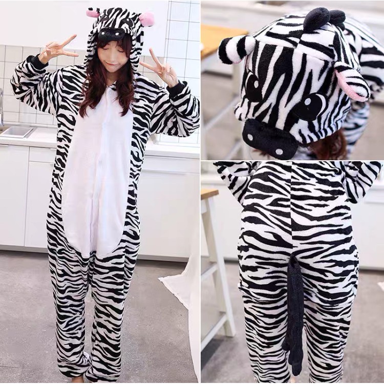 Jual BAJU ONESIE KOSTUM ZEBRA PIYAMA TIDUR COSPLAY KIGURUMI | Shopee ...
