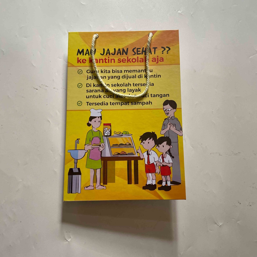 Jual Hard Poster Kantin Sehat, Jajan Sehat di Kantin, Poster Sekolah ...