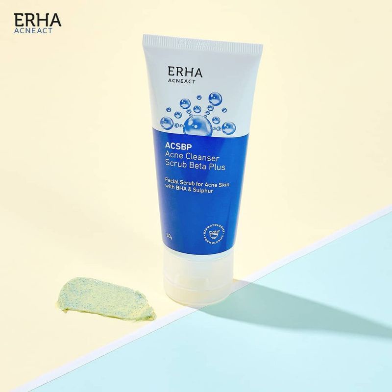 Jual ERHA ACNEACT ACSBP ACNE SCRUB BETA PLUS 60gr | Shopee Indonesia