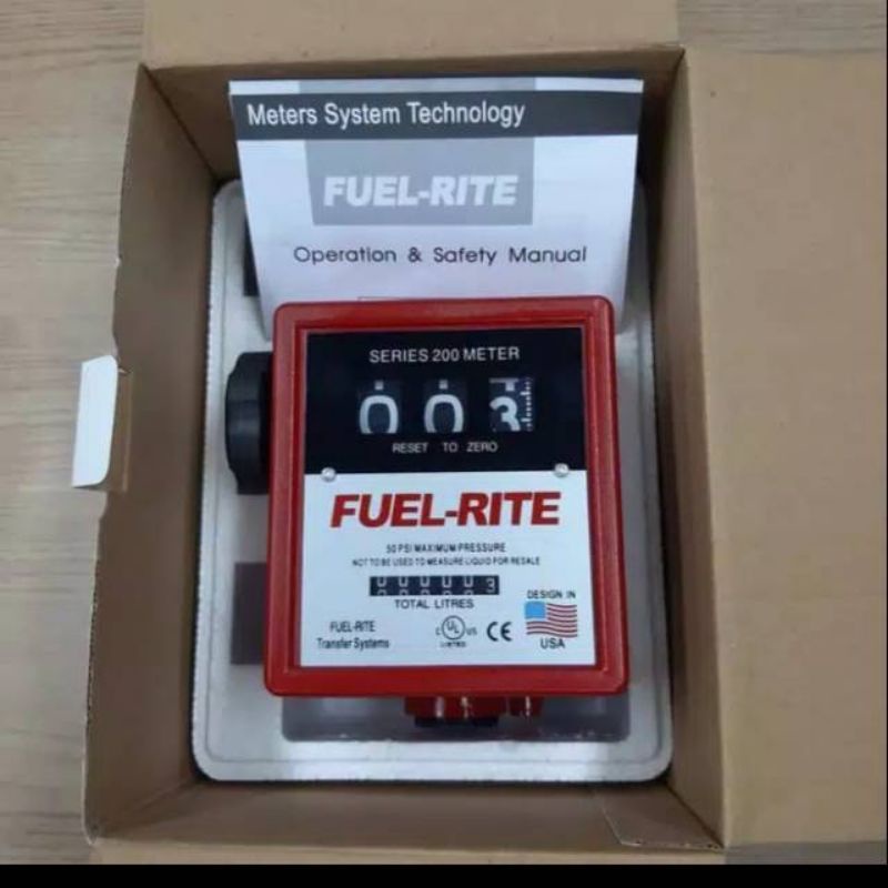 Jual FLOW METER FUEL RITE 3 DIGIT / FLOW METER 3DIGIT / 4 DIGIT ...