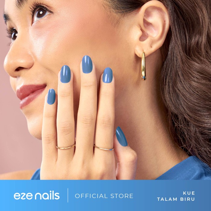 Jual Eze Nails - Kue Talam Biru Spot On Manicure (Kuku Palsu Tempel ...