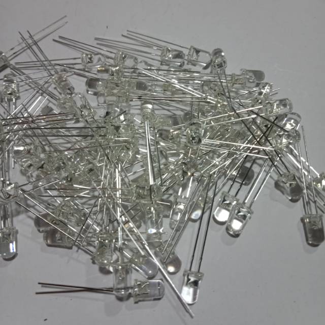 Jual Lampu led 5 mm hijau/biru/putih..per 10 biji/pacs | Shopee Indonesia