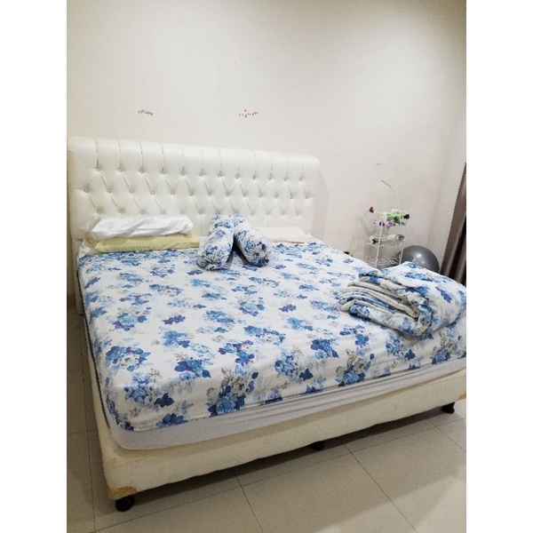 Jual spring bed 2 meter 200 x 200 preloved bekas ranjang kasur in the ...