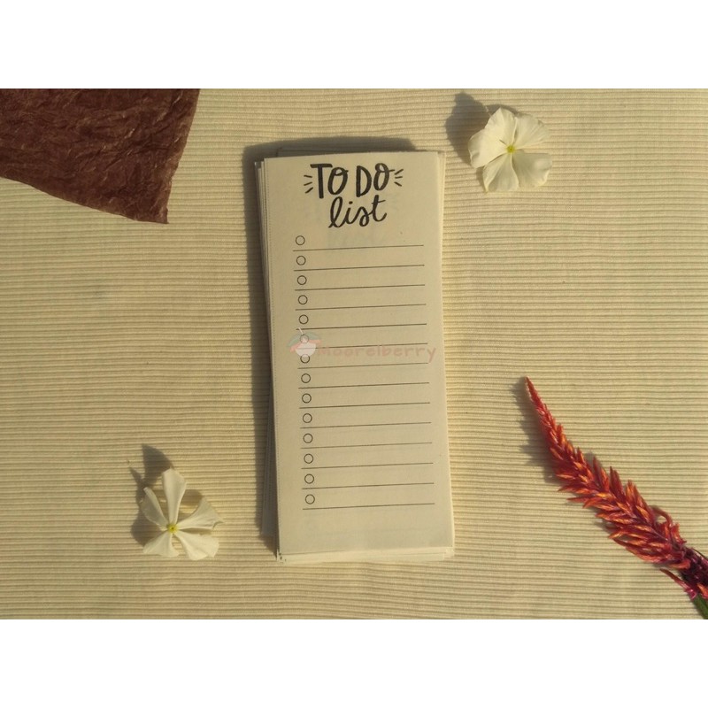 Jual Kertas memo to do list | schedule | planner simple isi 25 pcs ...