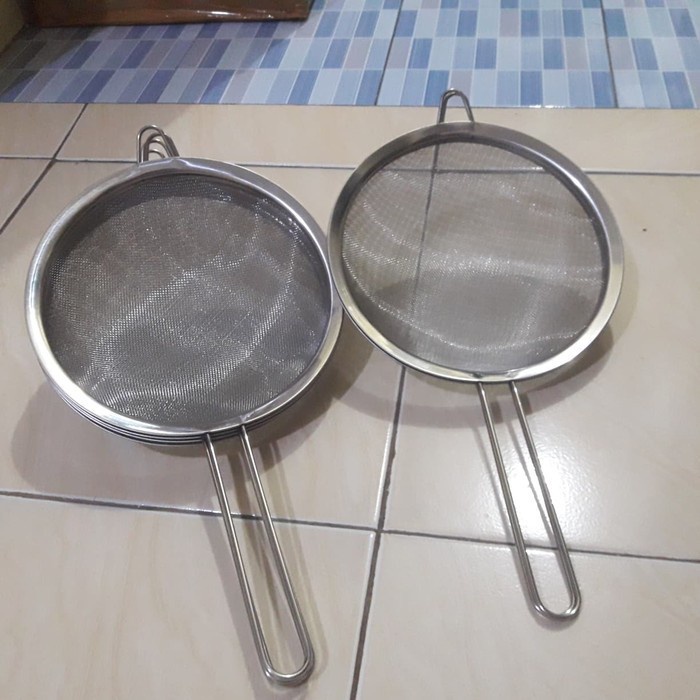 Jual Saringan Kawat / Saringan Tepung Terigu Stainless 22 cm - PM ... Jual Saringan Kawat / Saringan Tepung Terigu Stainless 22 cm - PM ...