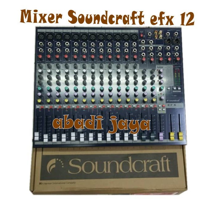 Jual Mixer Soundcraft EFX 12 soundcraft efx12 | Shopee Indonesia