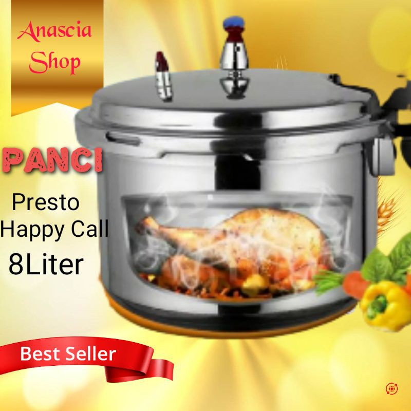 Jual Panci Presto Happy Call 8 Liter - Panci Presto Aluminium Happy Call 8 Liter | Shopee Indonesia